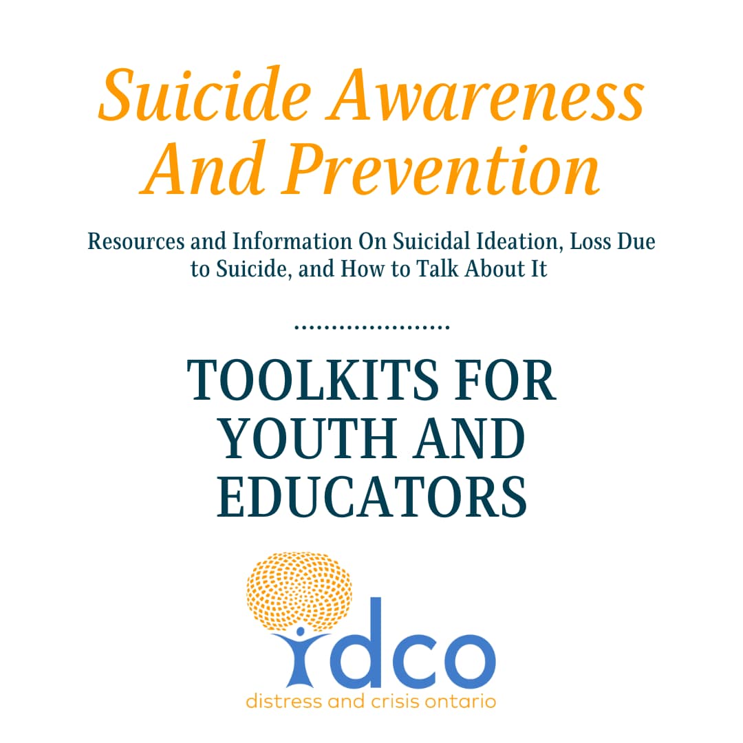 Suicide Prevention Toolkits - Distress and Crisis Ontario